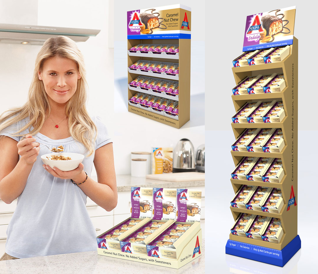 The Illustrator - Atkins Health Bar Merchandising